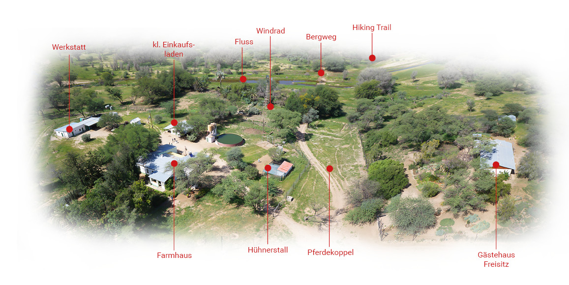Farmurlaub im Herzen Namibias - Namibia Farm