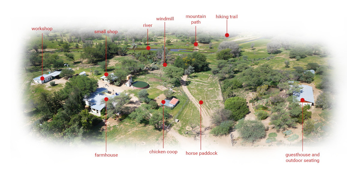 Farmholiday in Namibia